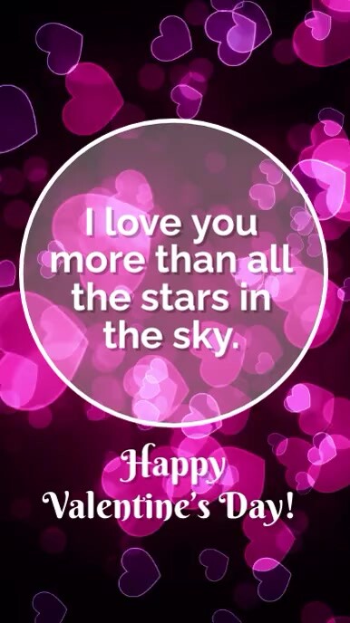 Love Valentine's Day Reel Template | PosterMyWall