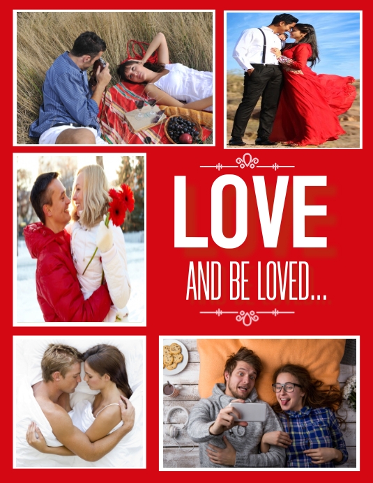 Copy of Love valentine day collage 14 feb | PosterMyWall