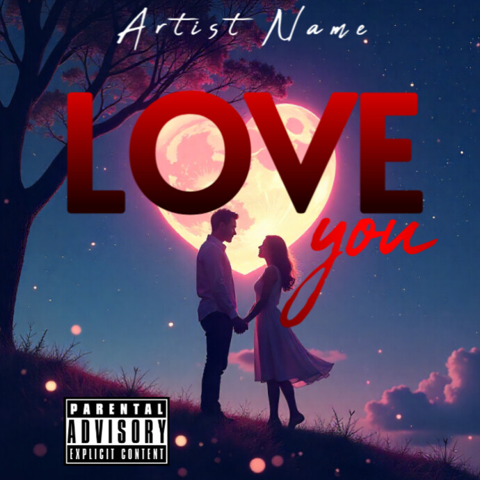 love you album cover Template | PosterMyWall