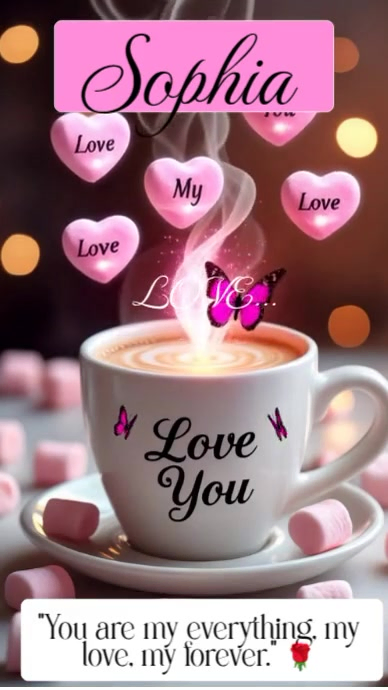 I love you card video Template | PosterMyWall