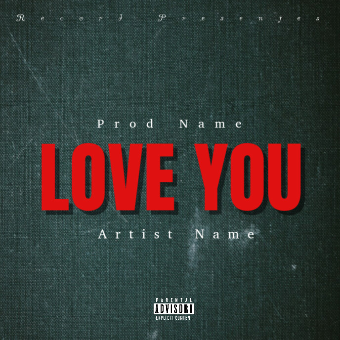 Love you mixtape album cover Template | PosterMyWall
