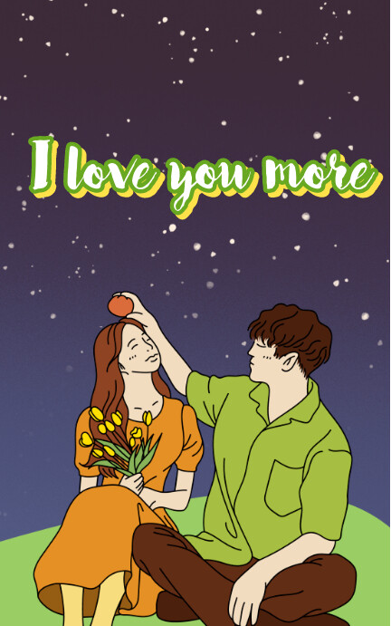 love you more book cover design Template | PosterMyWall