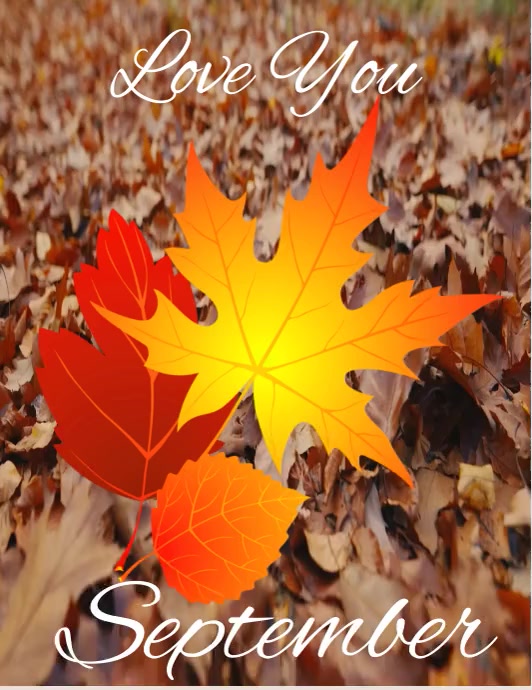 Copy of love you September | PosterMyWall