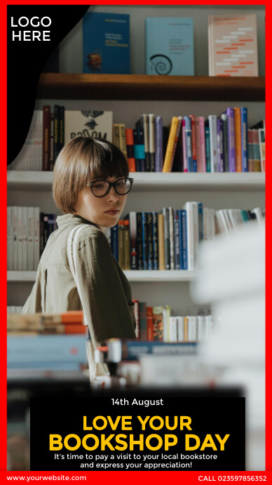 Copia de Love Your Bookshop Day | PosterMyWall