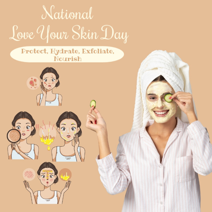 Love Your Skin Template | PosterMyWall