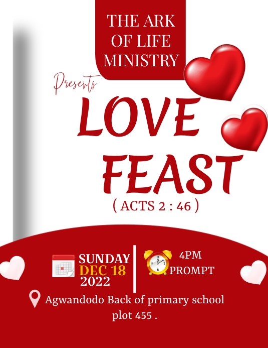 Lovefeast Template | PosterMyWall