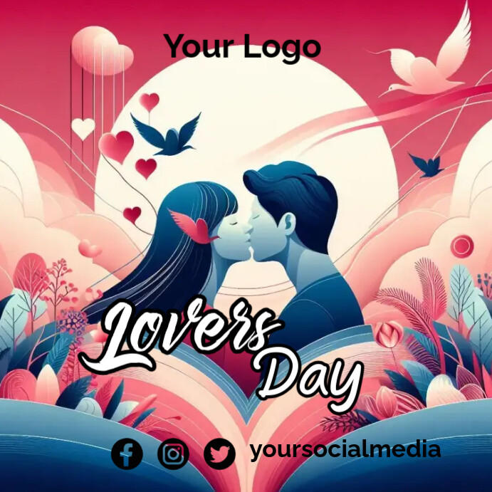 Copy of Lover's Day Background Template | PosterMyWall