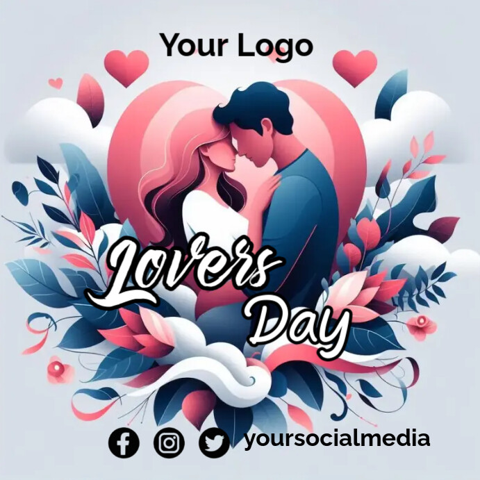 Lover's day flyer Template | PosterMyWall