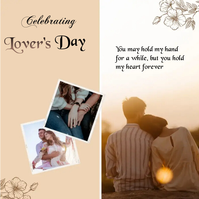 Lover's Day template design | PosterMyWall