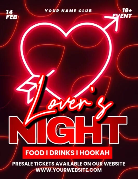 Copy of Lover's Night Party | PosterMyWall