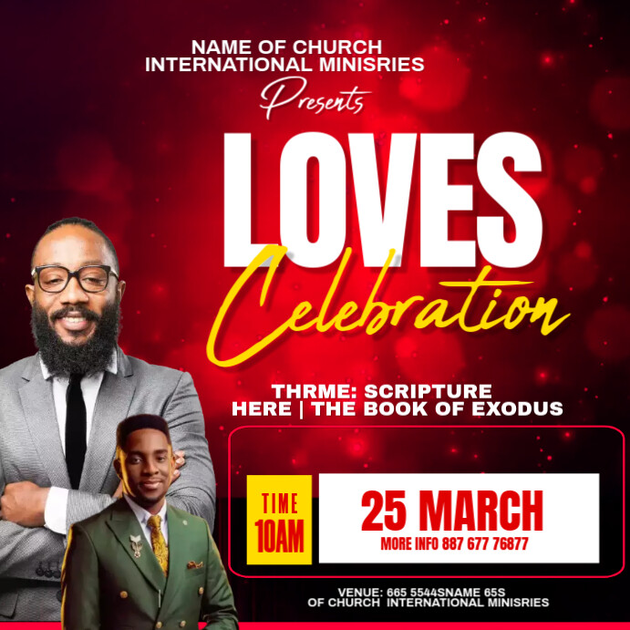 Copy of lovers celebration | PosterMyWall