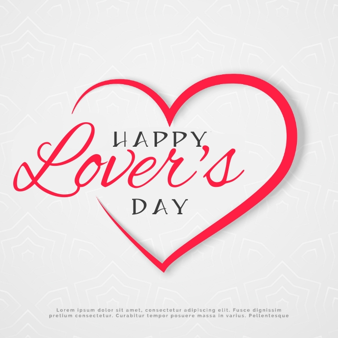 Lovers day Template | PosterMyWall