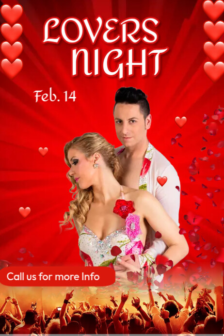 Lovers Night Poster Template | PosterMyWall