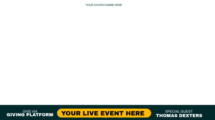 lower third Template | PosterMyWall