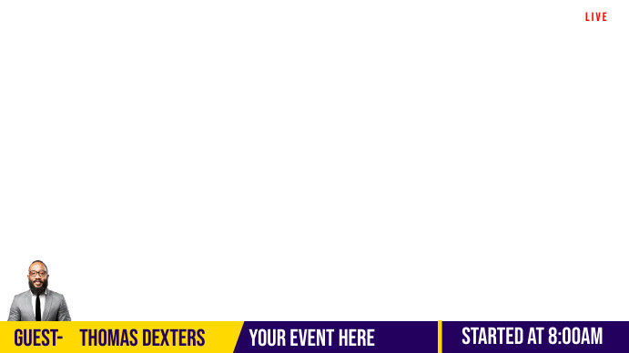 lower third Template | PosterMyWall