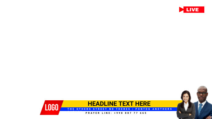 lower third Template | PosterMyWall