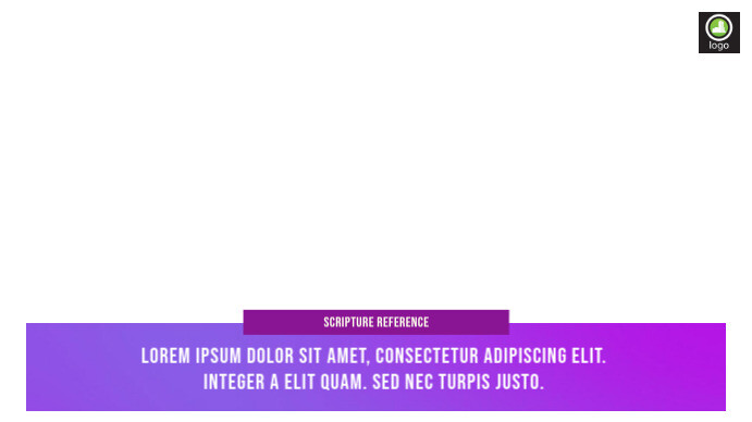 lower third scripture Template | PosterMyWall