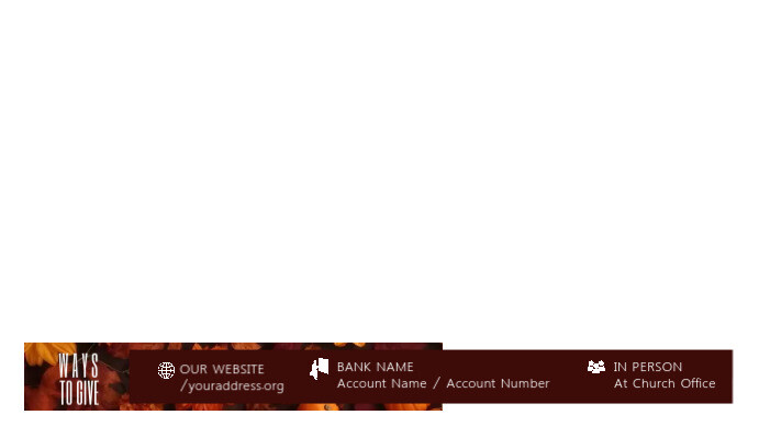 lower thirds ways to give Template | PosterMyWall