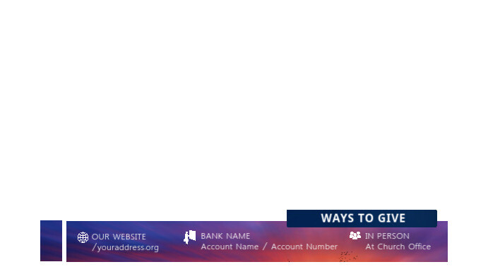 lower thirds ways to give Template | PosterMyWall