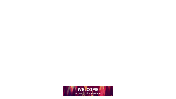 Copy of lower thirds WELCOME | PosterMyWall