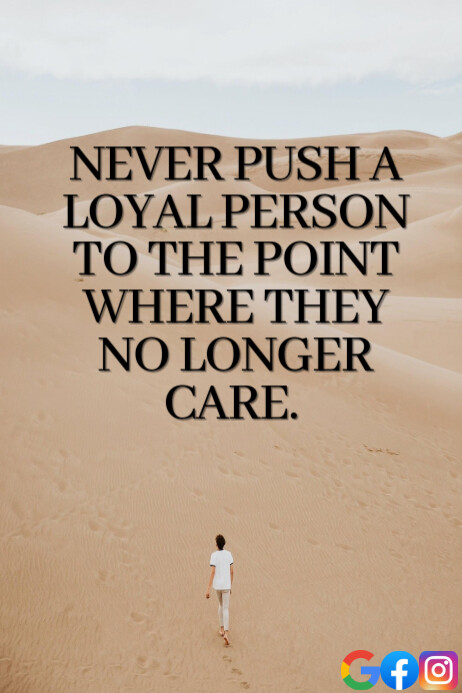 LOYAL AND CARE QUOTE TEMPLATE Modelo | PosterMyWall