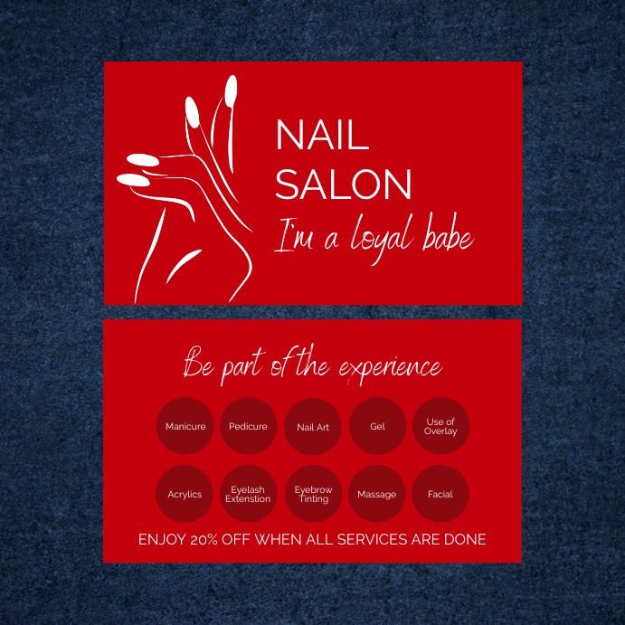 Loyalty Card Template | PosterMyWall