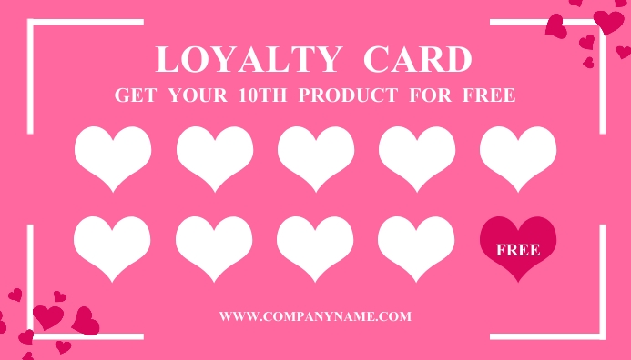 Loyalty card template | PosterMyWall