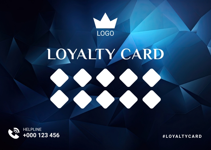 Loyalty Card Template | PosterMyWall