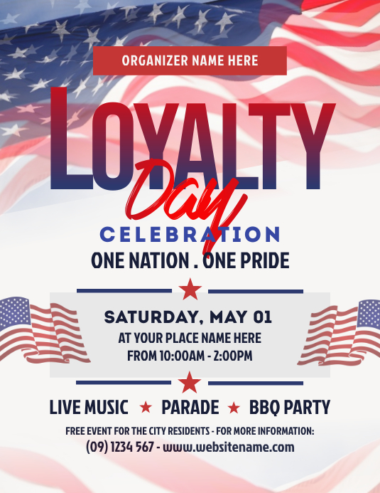 Loyalty Day Flyer Template | PosterMyWall