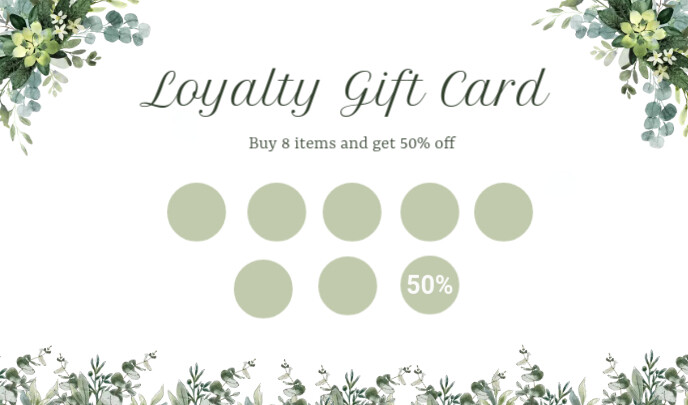 loyalty gift card Template | PosterMyWall