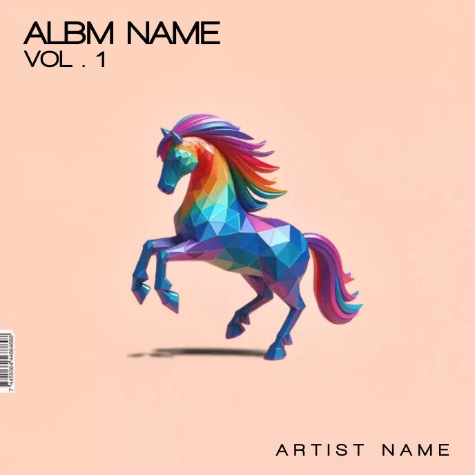 LPN - Single Mixtape Song EP Album Cover Art Template | PosterMyWall