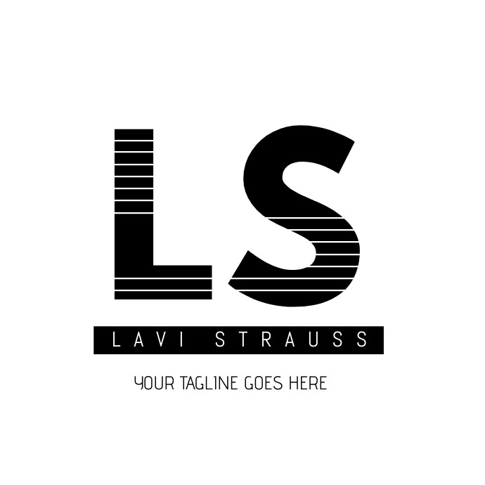 Plantilla de LS lavi Strauss logo design for business 2024 | PosterMyWall