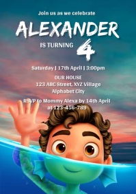 Luca Birthday Invitation Template | PosterMyWall