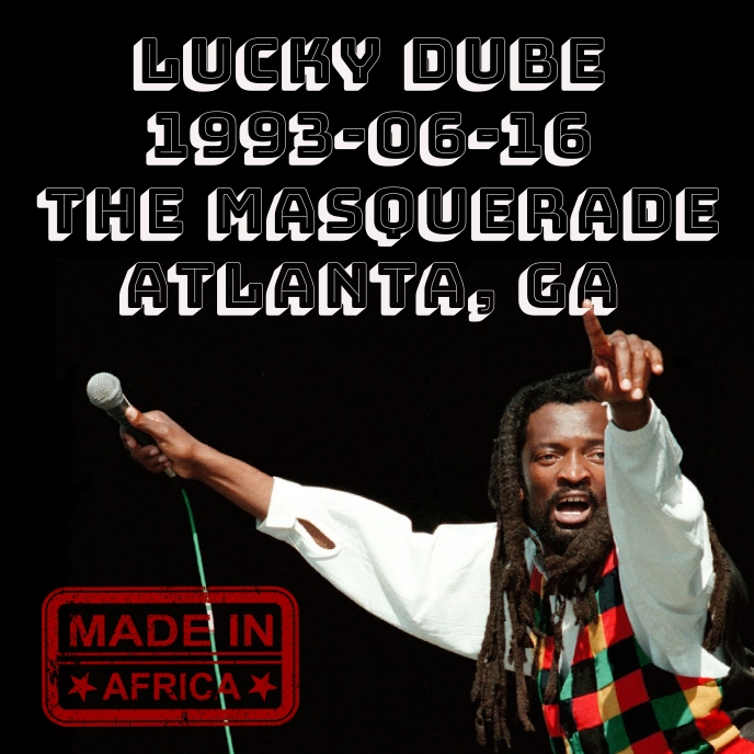Lucky Dube 1993 Template | PosterMyWall