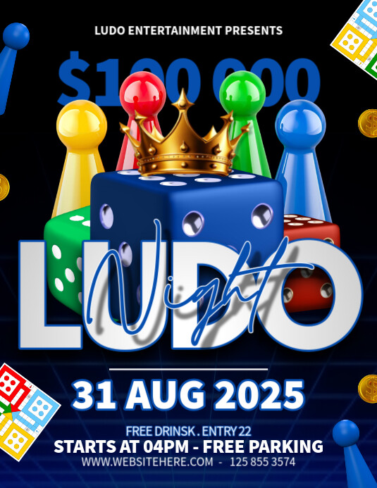 Ludo Night Template | PosterMyWall