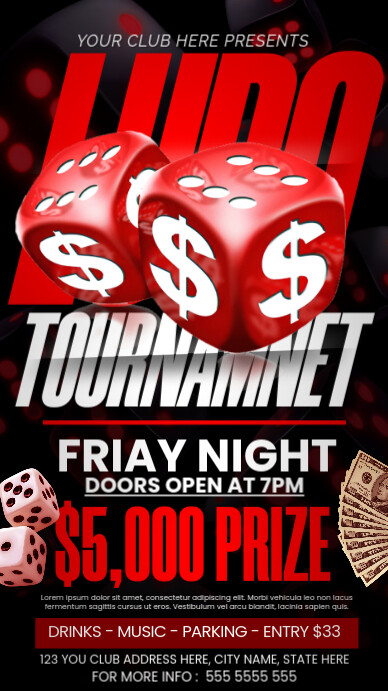 Ludo Tournament Template | PosterMyWall