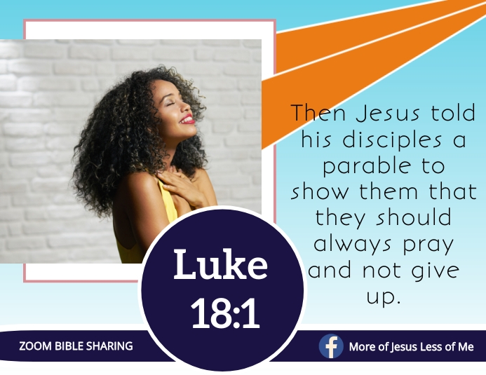 Luke 18:1 Template | PosterMyWall