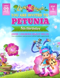 Luna Petunia Template | PosterMyWall