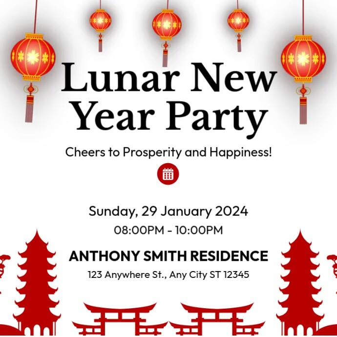 Lunar New Year Template | PosterMyWall