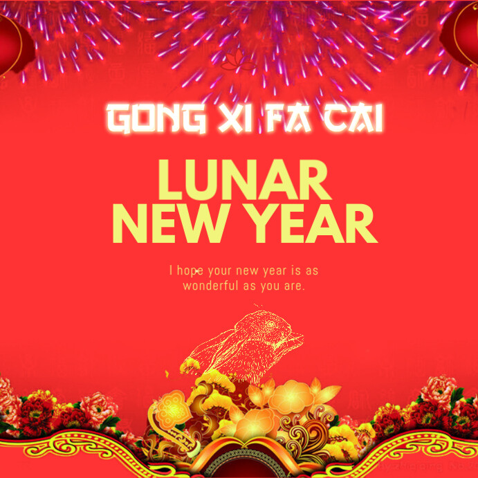 Lunar New Year Template | PosterMyWall