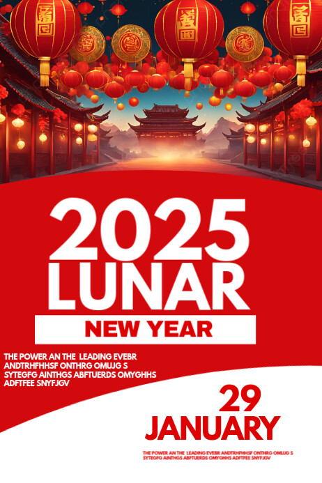 Lunar New Year Template | PosterMyWall