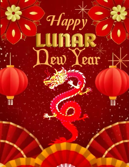 LUNAR NEW YEAR VIDEO TEMPLATE | PosterMyWall