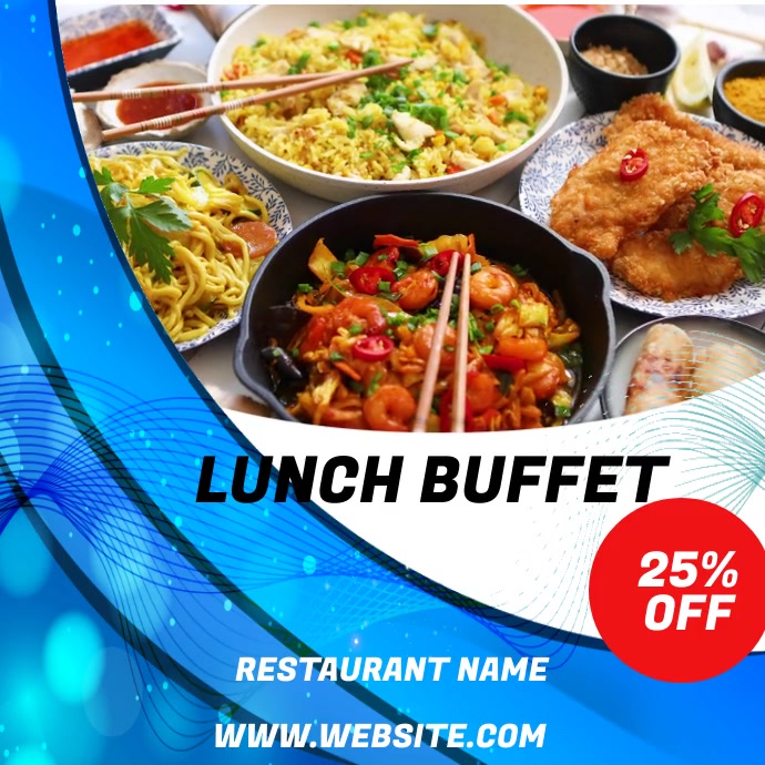 Lunch buffet Template | PosterMyWall