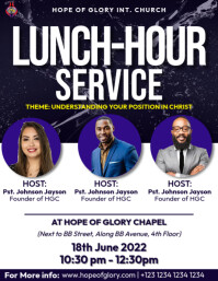 Lunch hour Template | PosterMyWall