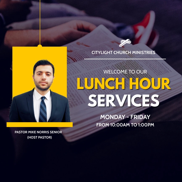 lunch hour flyer template | PosterMyWall
