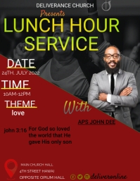 Lunch hour Template | PosterMyWall