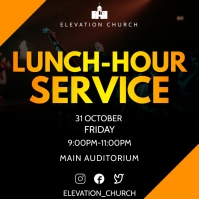 lunch hour service Template | PosterMyWall