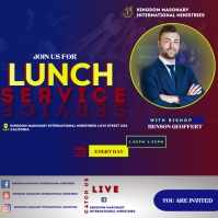 LUNCH HOUR SERVICE TEMPLATE | PosterMyWall