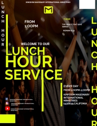 Lunch hour service Template | PosterMyWall