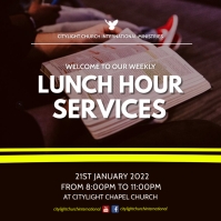 lunch hour flyer template | PosterMyWall